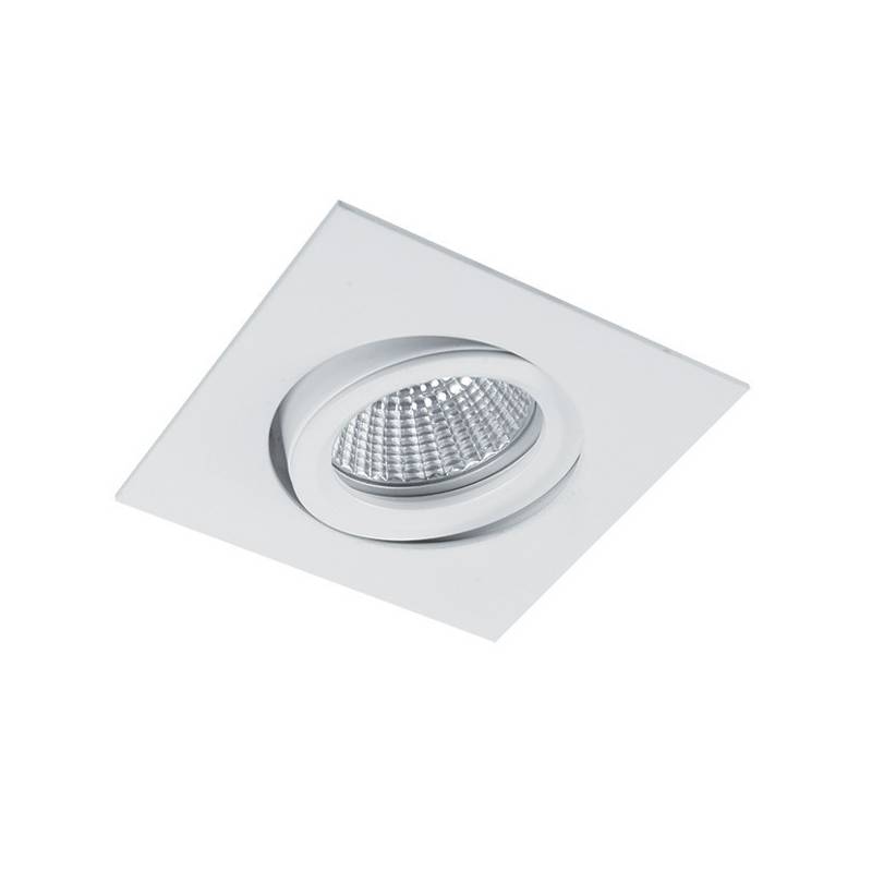 Foco empotrable Halka GU10 cuadrado blanco - Bpm Foco empotrable Halka GU10 cuadrado blanco - Bpm